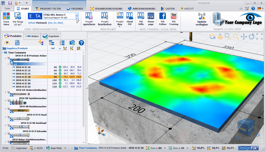 Anchor Design Software - DesignFiX